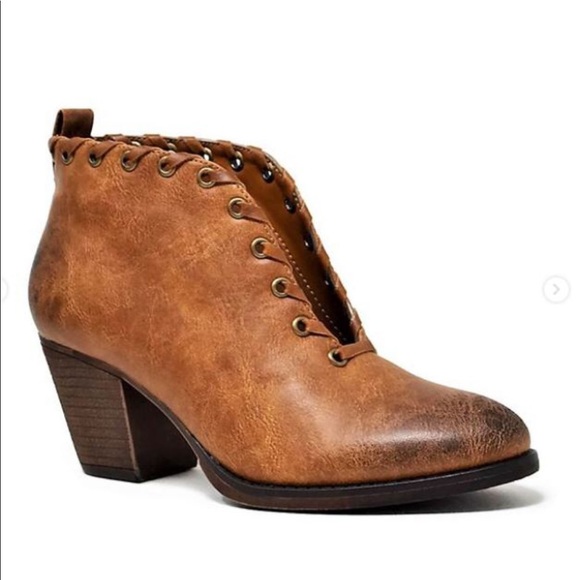 Shoes | New V Ankle Bootie | Poshmark